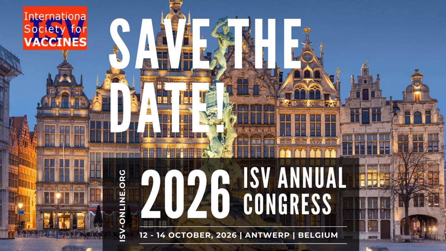2026 ISV Annual Congress – The International Society for Vaccines